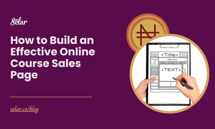 How to Build an Effective Online Course Sales Page